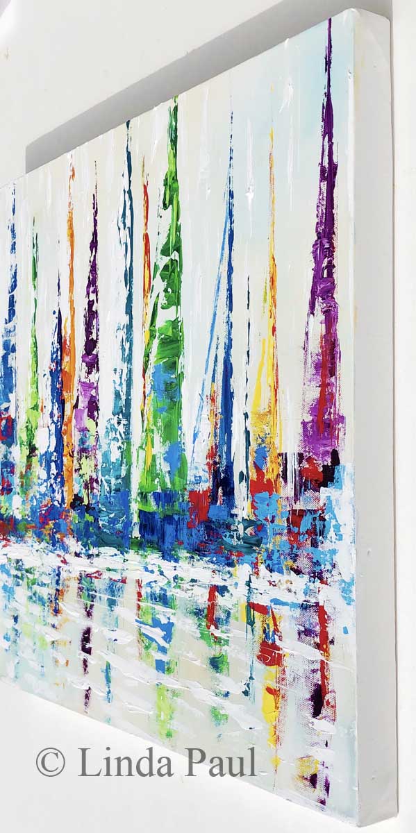 Abstract Sailboat Paintings for sale - Paintings of Sailboats ...