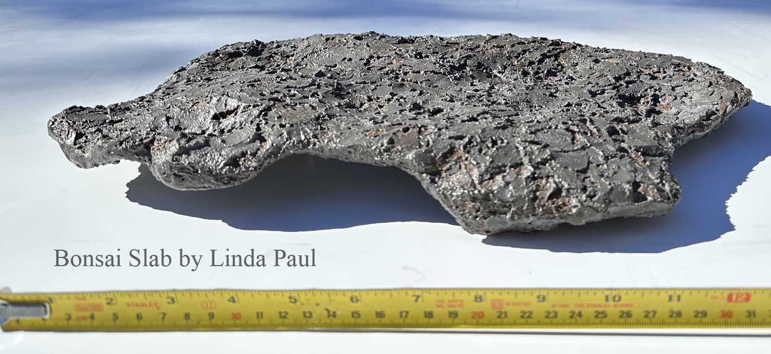 Bonsai Slabs and Pots for sale - Handmade, Light concrete forest pots ...