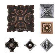 Decorative Tile Inserts - Metal Accent Tiles and Overlays